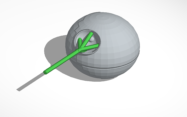 3D design death star - Tinkercad