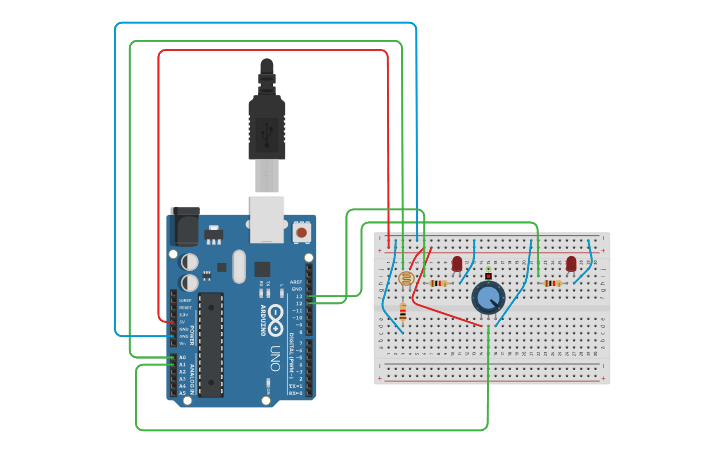 Circuit design Pr5_z5.2 - Tinkercad