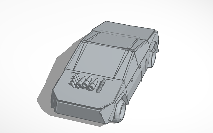 3D design Hot-Rod Cybertruck | Tinkercad
