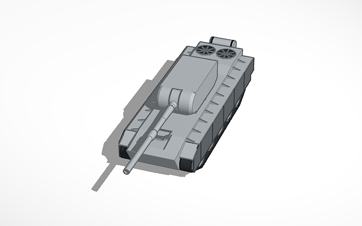 3D design light tank - Tinkercad