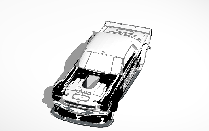 3D design Ken Blocks 1964 RTR Ford Mustang GT “Hoonicorn” Drift Machine ...