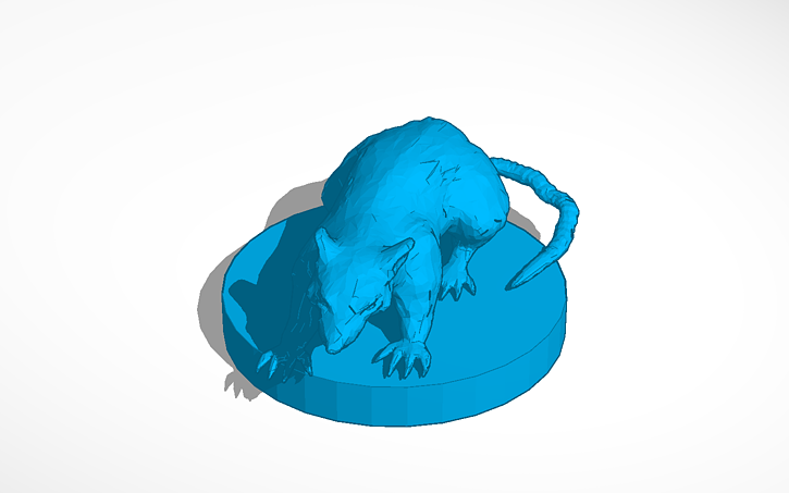 3D design Rat Project - Tinkercad