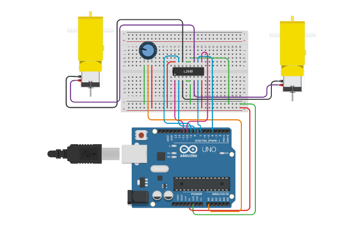 Circuit Design Тема 3 задача 3 Казакова Татьяна Tinkercad