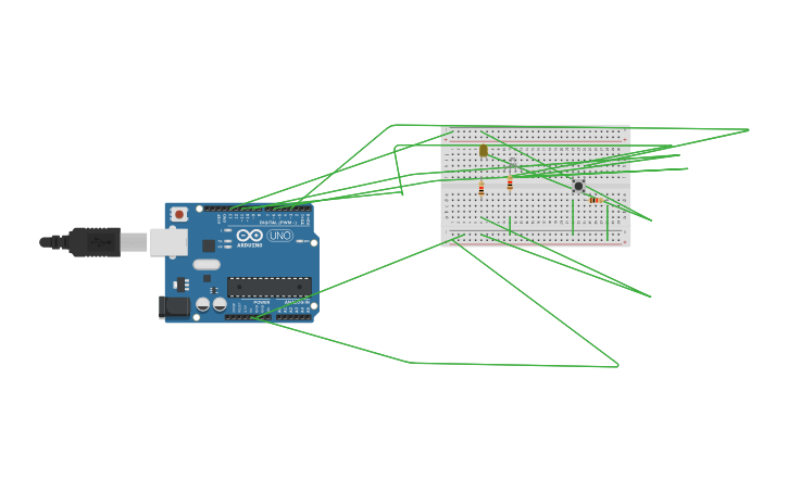 Circuit Design Button Arduino Tinkercad