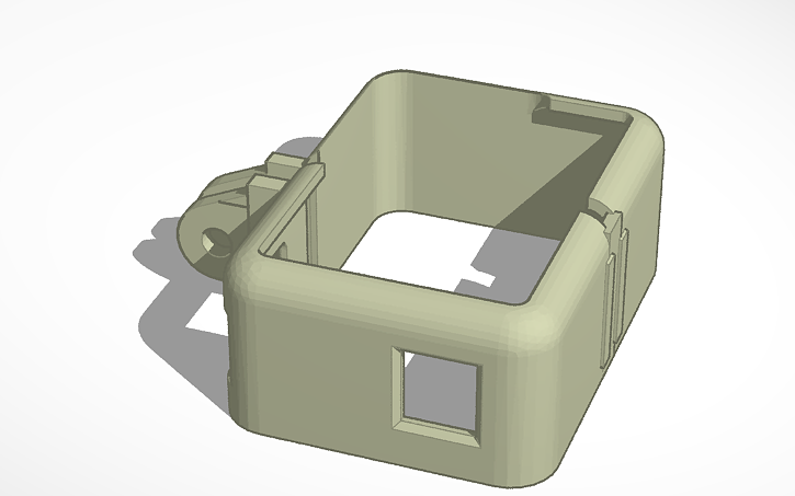 3D design GoPro Mount - Tinkercad
