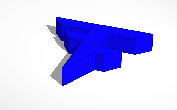 3D design Faze logo | Tinkercad