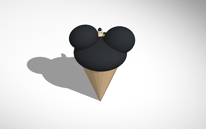 3D design micky mouse | Tinkercad
