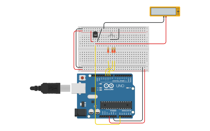 Circuit Design Sensor De Temperatura Lm36 Led Rgb E Monitor Serial