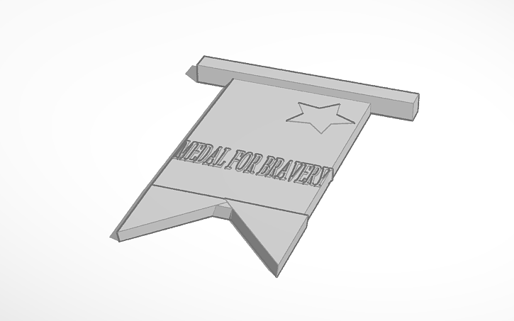 3D design Medal - Tinkercad