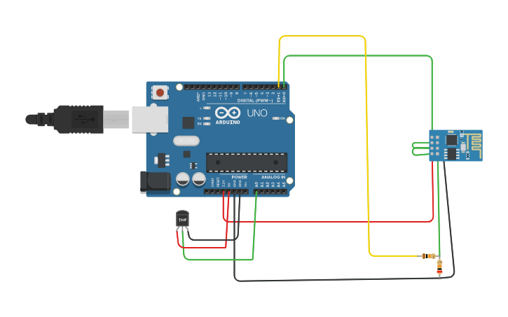 Circuit design Smart E Farming Prototype - Tinkercad