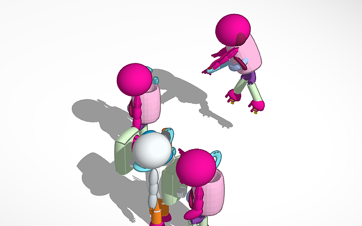 3D design Aliens - Tinkercad