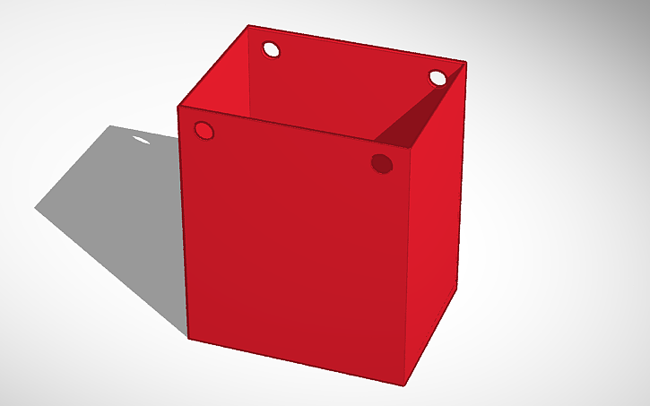 3D design battery box - Tinkercad