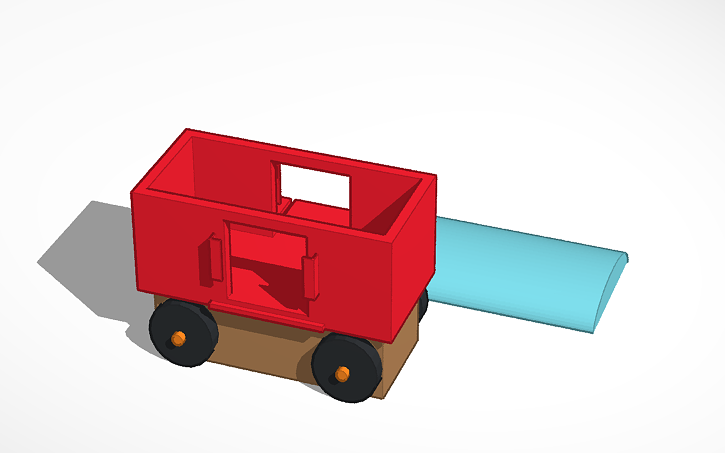 3D design Train car - Tinkercad