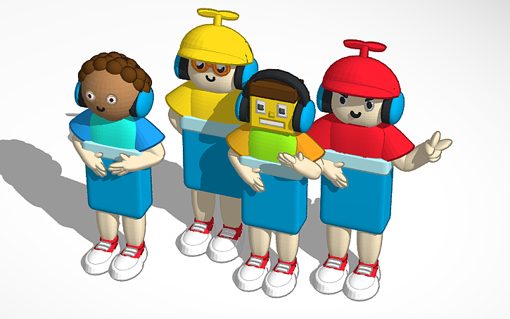 3D design AVATAR nhóm - Tinkercad