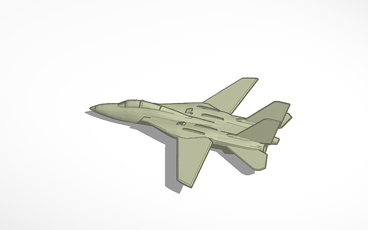 3D design f14 tomcat - Tinkercad