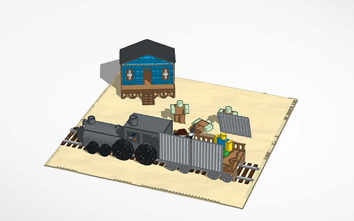 3D design Dead Rails #2 - Tinkercad