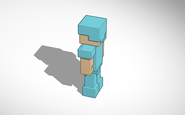 3D design Project 2 - Minecraft Toy - Tinkercad