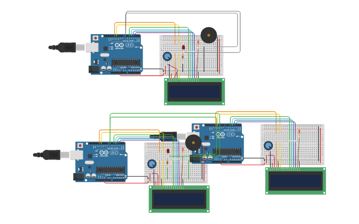 Circuit design Encoder - Tinkercad