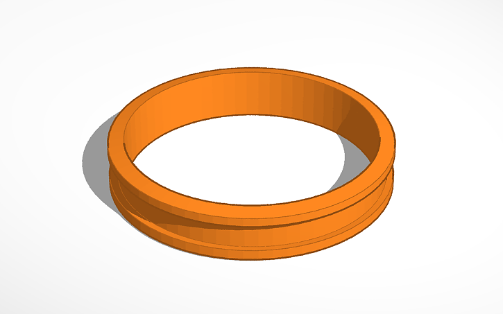 3D design Inlay ring - Tinkercad