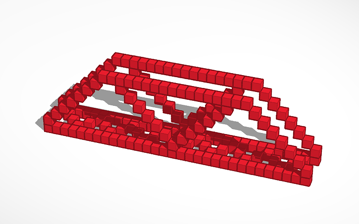 3D design Bridge - Tinkercad