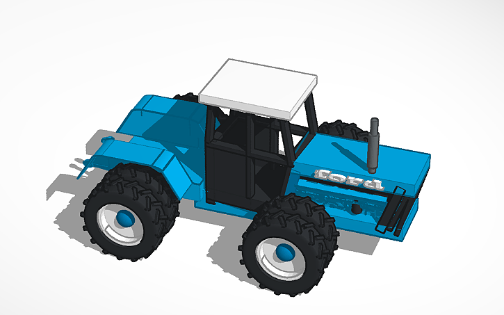 3D design ford tractor - Tinkercad