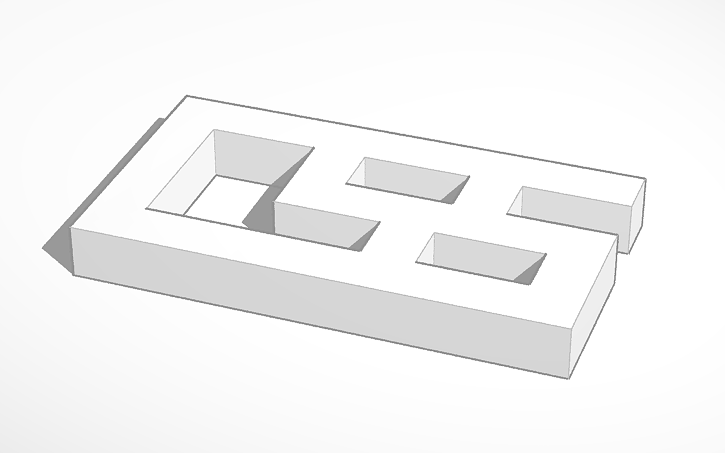 3d Design Initials Tinkercad