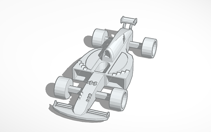 3D design F1 CAR - Tinkercad
