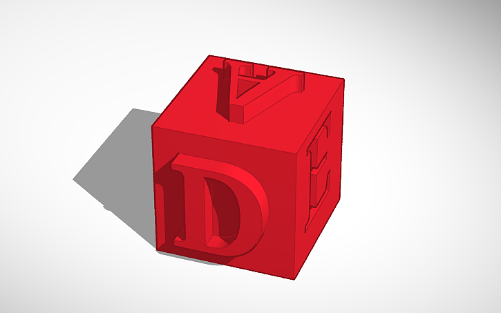 3D design QUICK BLOCK TEST | Tinkercad
