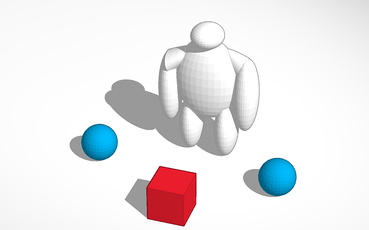 3D design bamax outline | Tinkercad