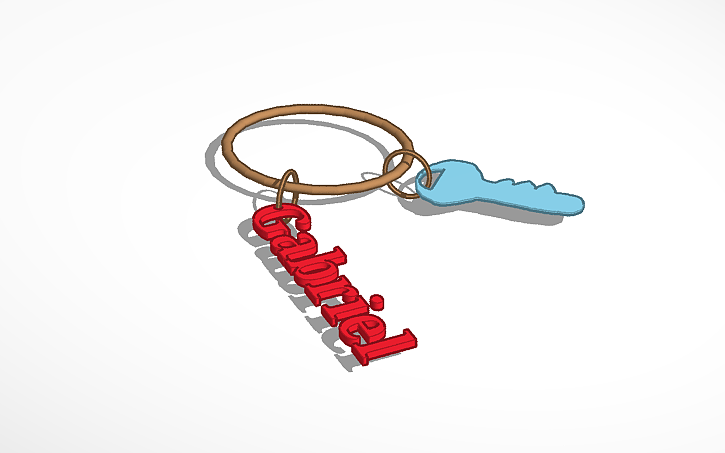 3D design GabrielJordan_Key Chain | Tinkercad