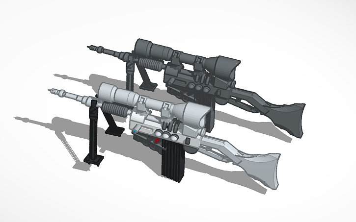 3D design sniper | Tinkercad