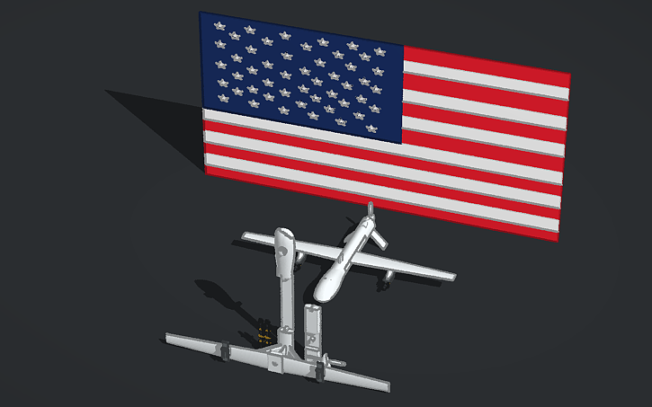 3D design MQ-1 - Tinkercad