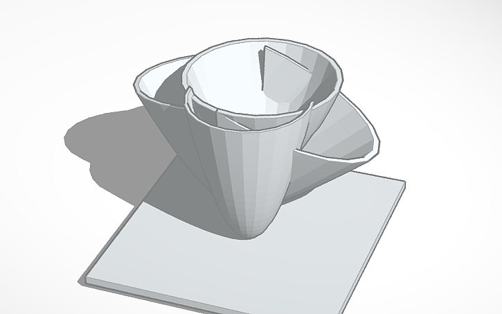 3D design Flower Pot | Tinkercad