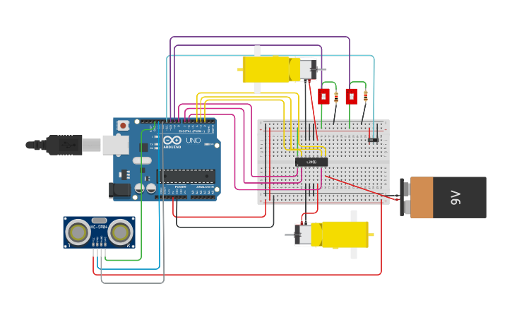 Circuit design Proyecto Final Informatica | Tinkercad