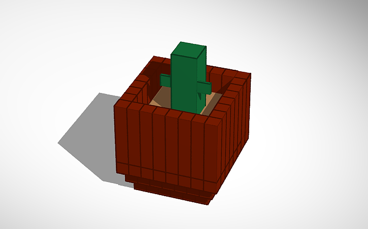 3D design cactus thing | Tinkercad
