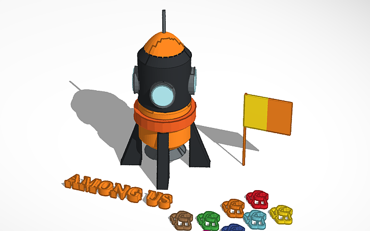 3D design AMONG US TELERPORTER | Tinkercad