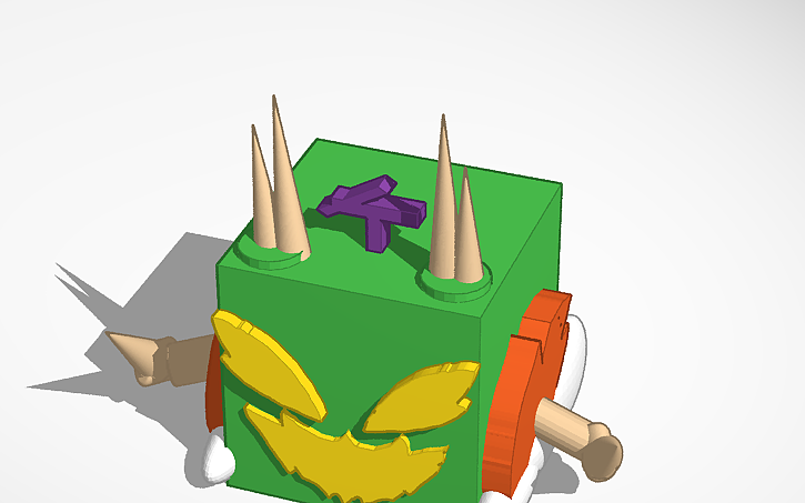 3D design Dragon fruit blox fruits - Tinkercad