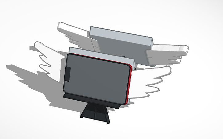 3D design Creative phone stand - Tinkercad
