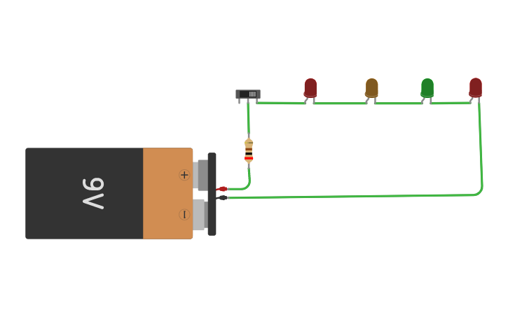 Circuit Design Led In In Series Tinkercad