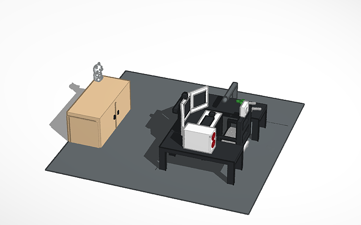 3D design gaming room - Tinkercad