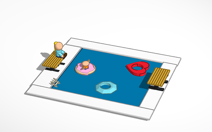 3D design Pool - Tinkercad