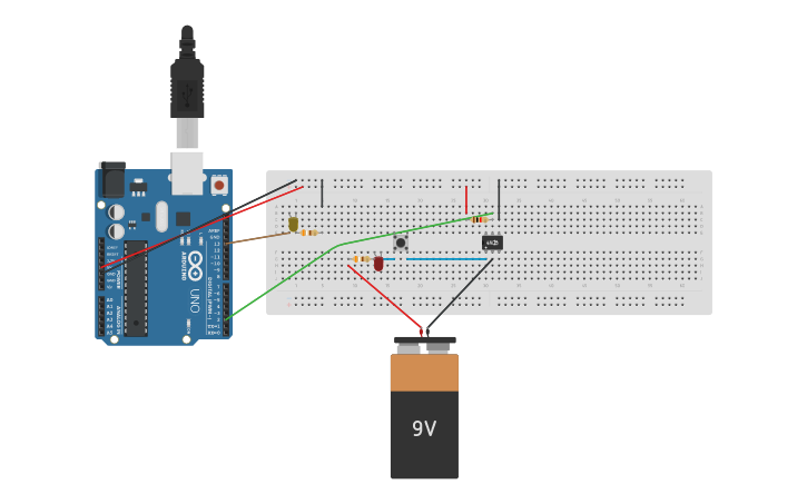 Circuit design Optoisolatore con arduino - Tinkercad