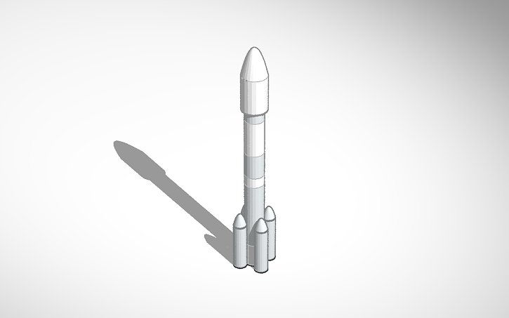 3D design Rocket - Tinkercad