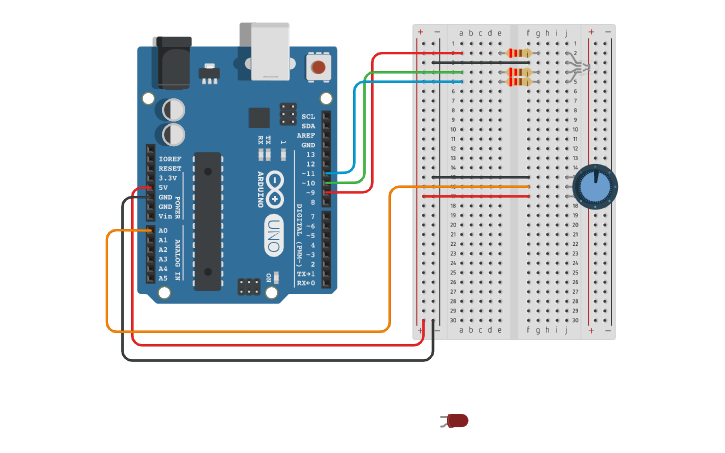 Circuit Design Arduino Module 2 Rgb Led Tinkercad 0778