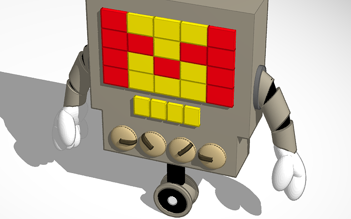 3D design Mettaton Model - Undertale - Tinkercad