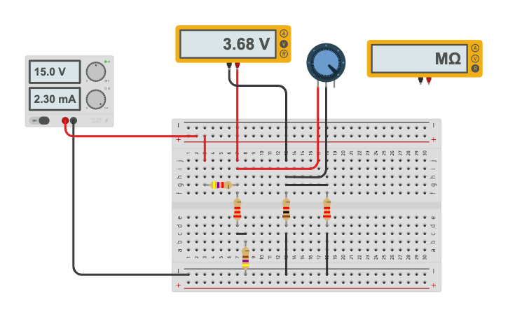 Circuit design Lab 05 Figure 6-6 Matched Load Method | Tinkercad