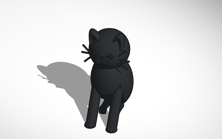 3D design Cat - Tinkercad
