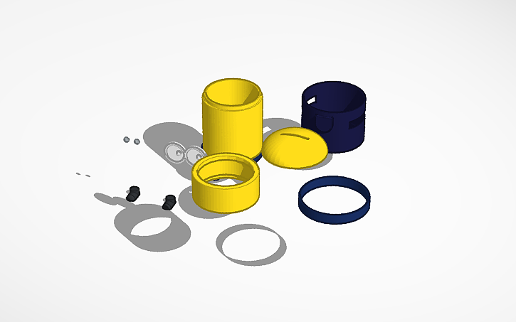 3D design Minos coins saver - Tinkercad