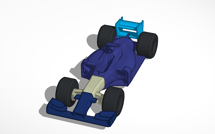 3D design Formula One Car Parts - Tinkercad