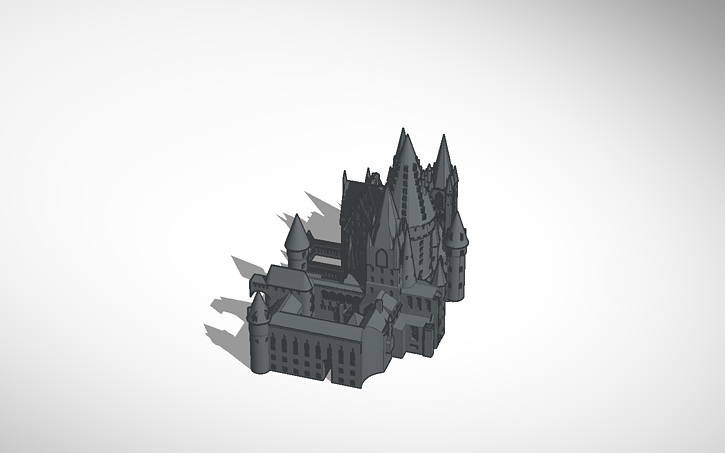 3D design Hogwarts (harry potter - Tinkercad